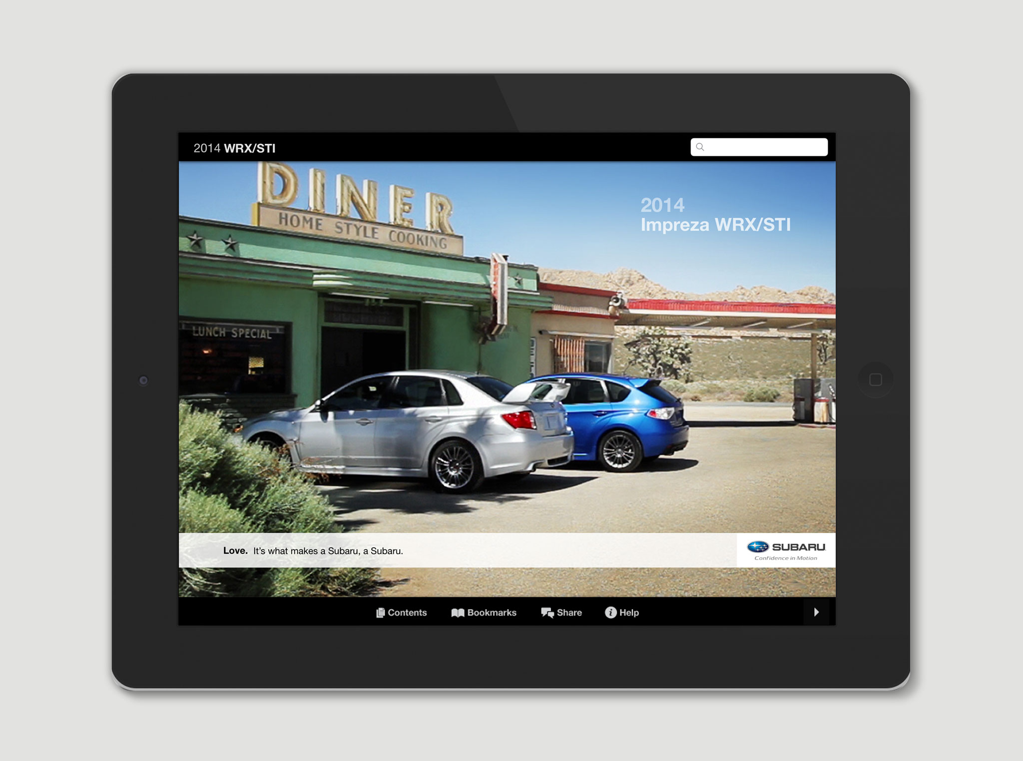 Robert Keding – Senior Developer » 2014 Subaru WRXSTI iPad App